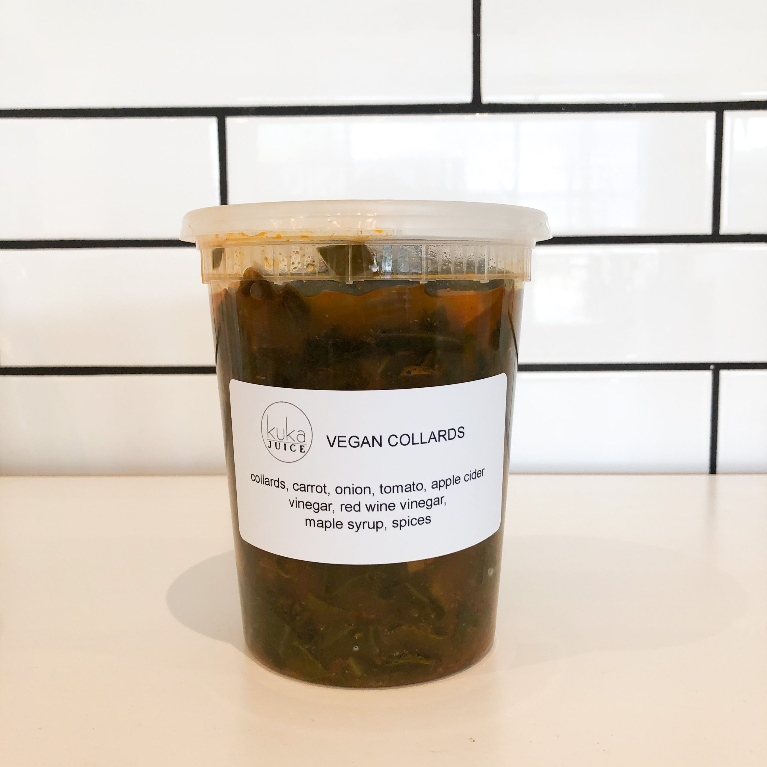 Quart of Vegan Collards- 32 oz | Kuka Juice